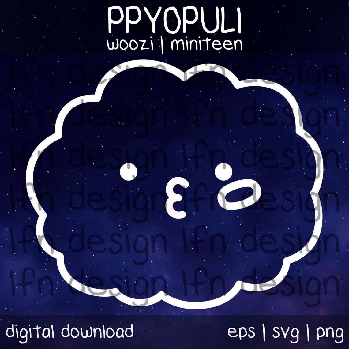 Seventeen Miniteen Ppyopuli SVG Pack - Etsy