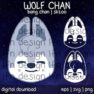 Stray Kids SKZOO Wolf Chan SVG Pack - Etsy