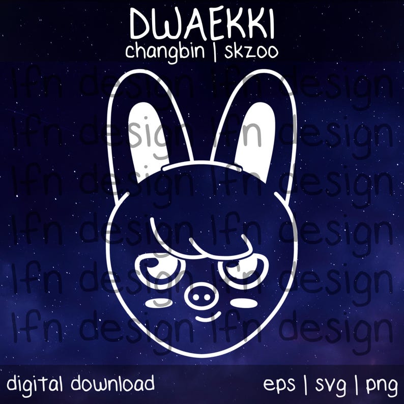 Stray Kids SKZOO Dwaekki SVG Pack - Etsy Australia