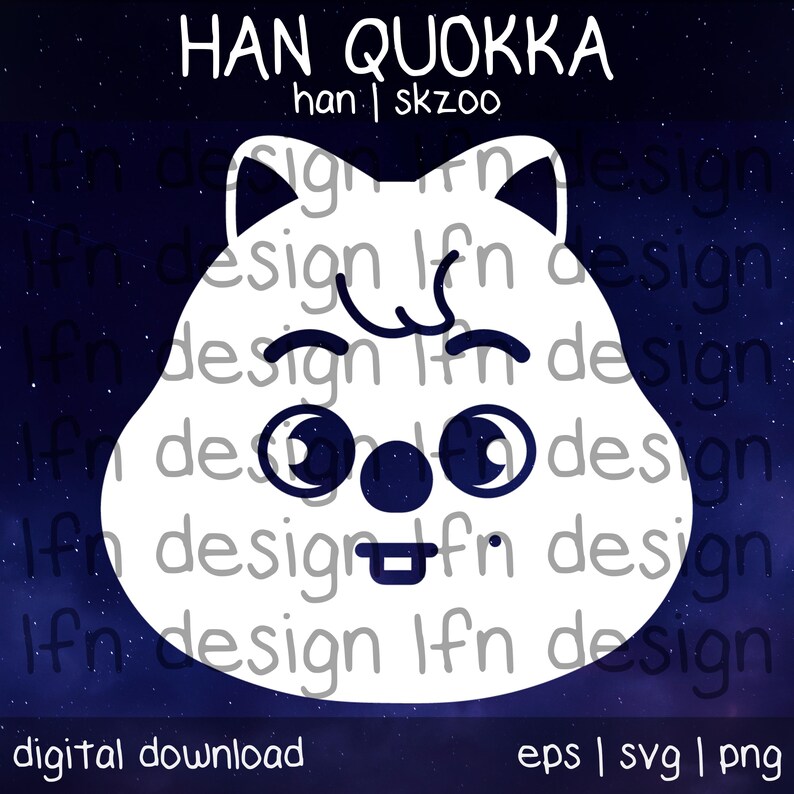 Stray Kids SKZOO Han Quokka SVG Pack - Etsy
