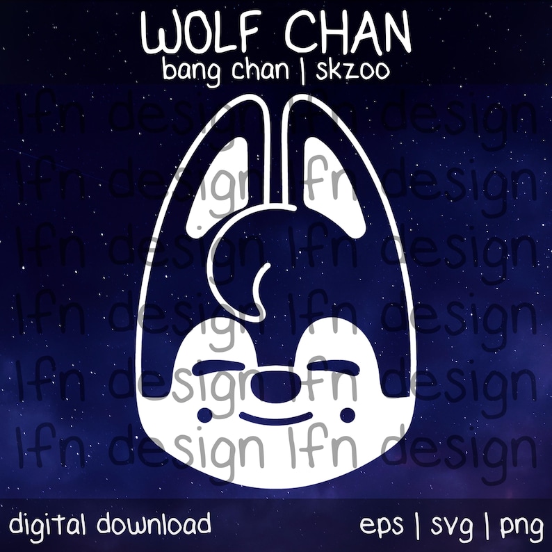 Stray Kids SKZOO Wolf Chan SVG Pack - Etsy Canada
