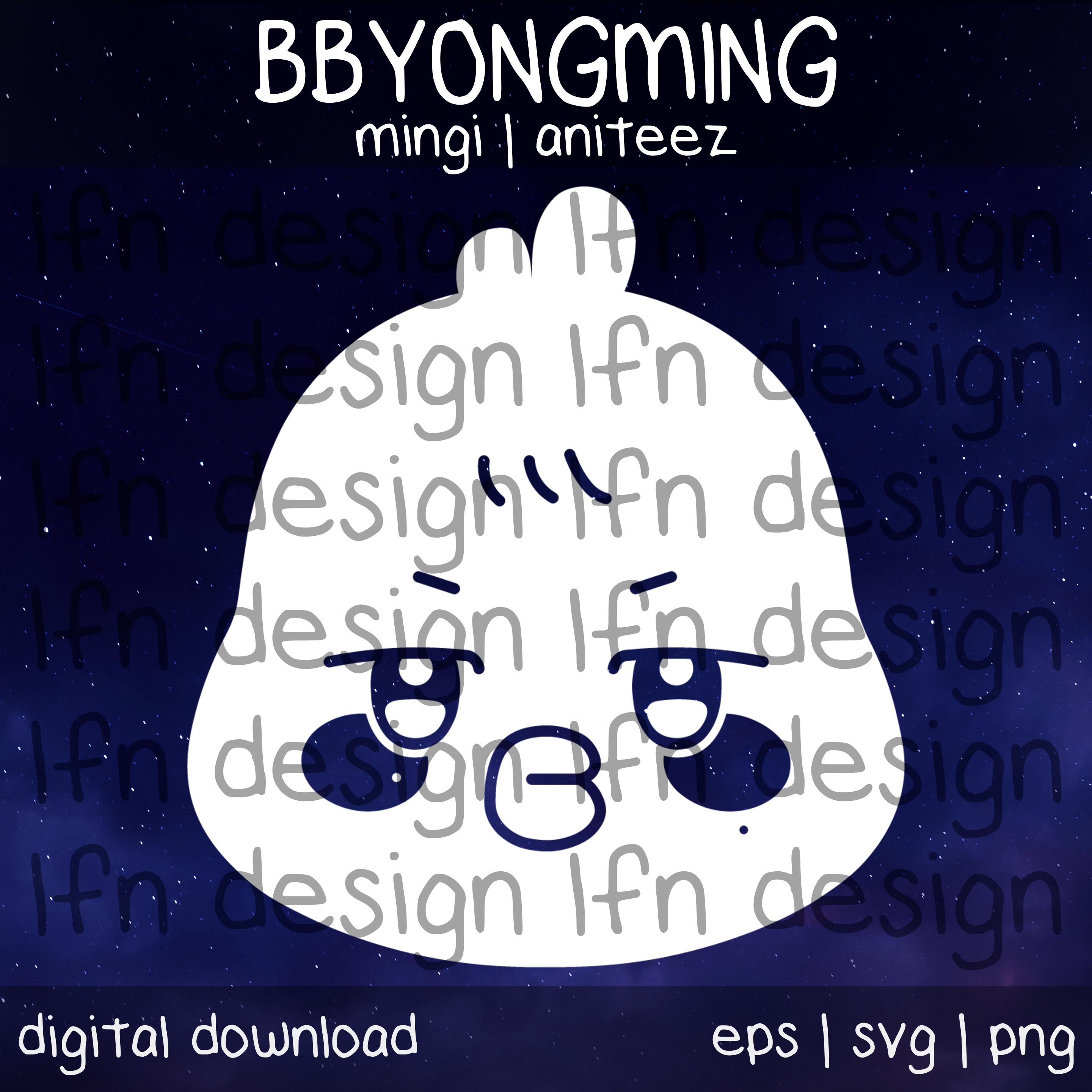 ATEEZ Aniteez Bbyongming SVG Pack - Etsy