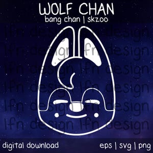Stray Kids SKZOO Wolf Chan SVG Pack - Etsy