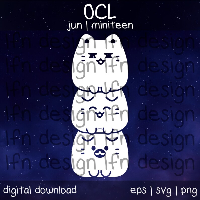 Seventeen Miniteen OCL SVG Pack - Etsy