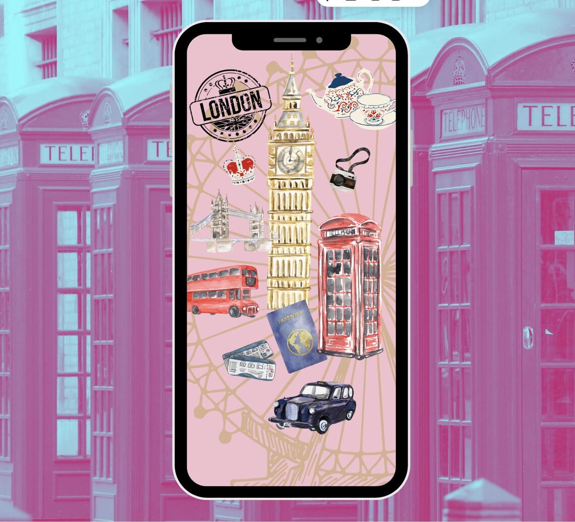 Downloadable London Phone Wallpaper - Etsy