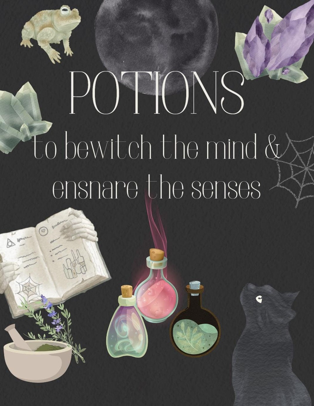 Halloween Printable - Potions - Etsy