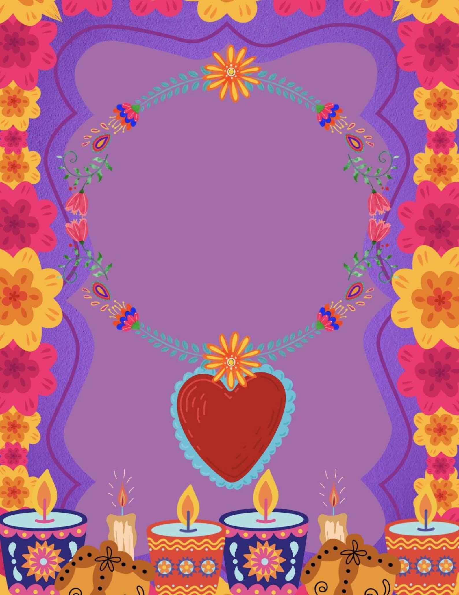 Dia De Los Muertos Ofrenda Altar Photo Frame - Etsy