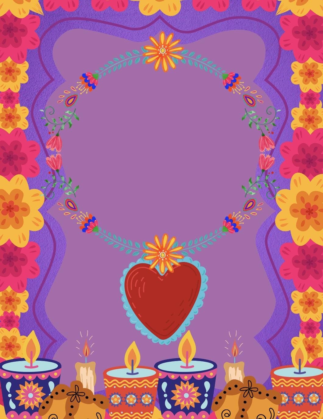 Dia De Los Muertos Ofrenda Altar Photo Frame - Etsy