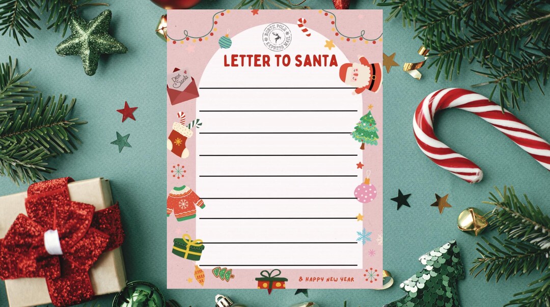 Letters to Santa, Elf and Reindeer - 4 Pack of Letters With Elf Arrival ...