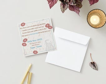 Sabrina Carpenter Birthday Invitation Template - Etsy