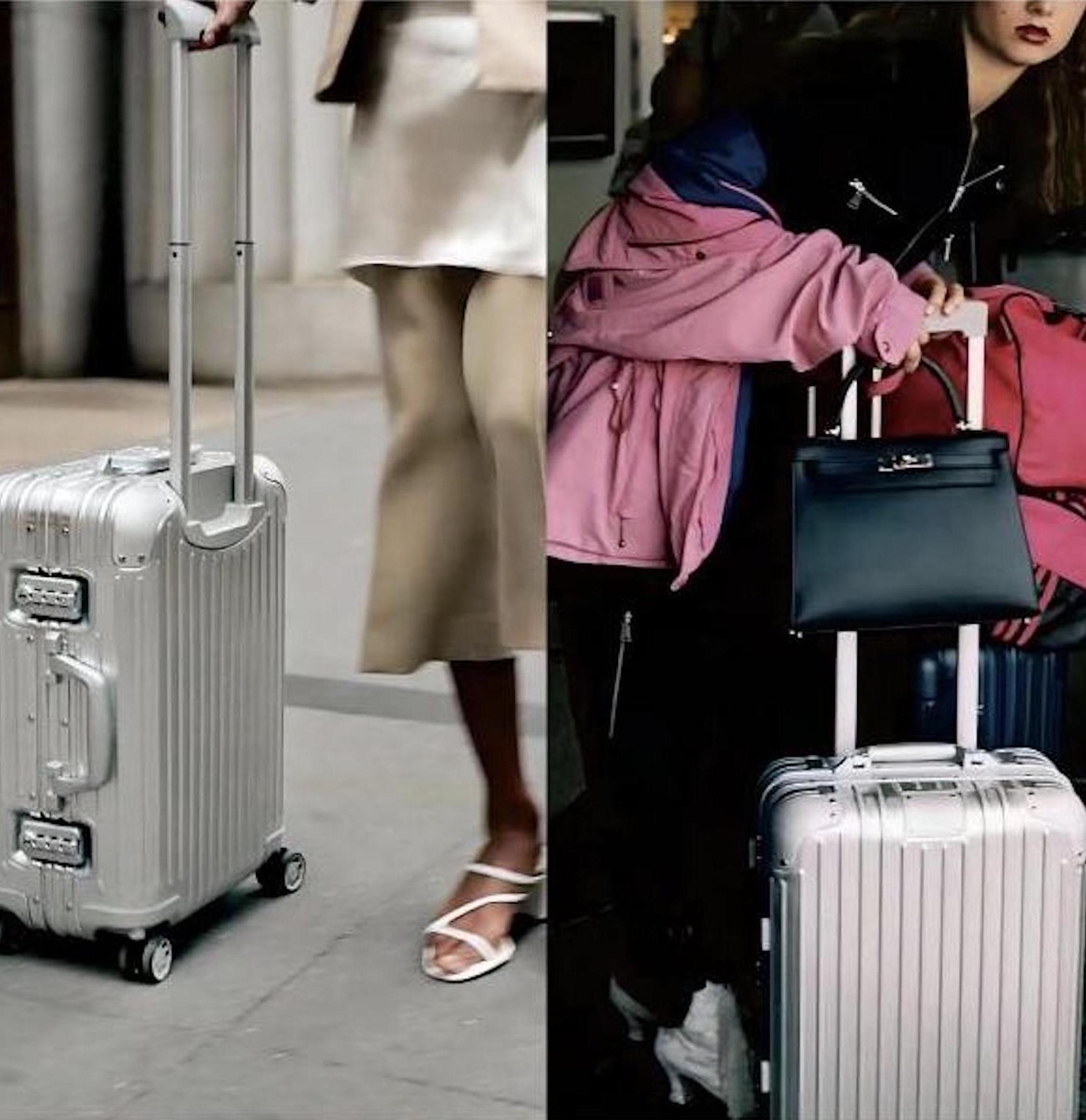 Hard Shell Trunk Luggage Suitcase, Lightweight and Durable Carry-on ...