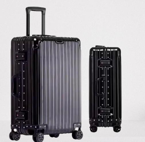 Hard Shell Trunk Luggage Suitcase, Lightweight and Durable Carry-on ...