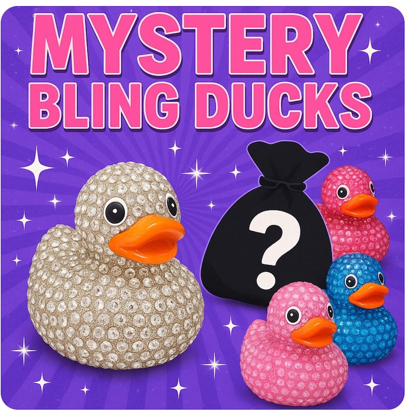 Bedazzled Ducks - Etsy