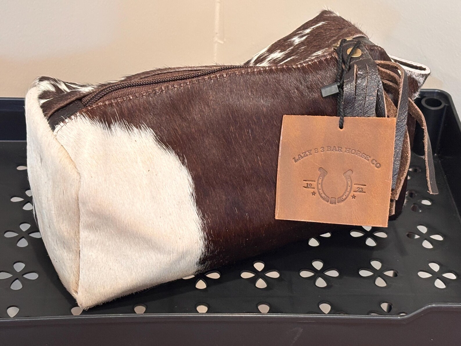 Men’s Shaving Kit Cowhide Pattern - Etsy