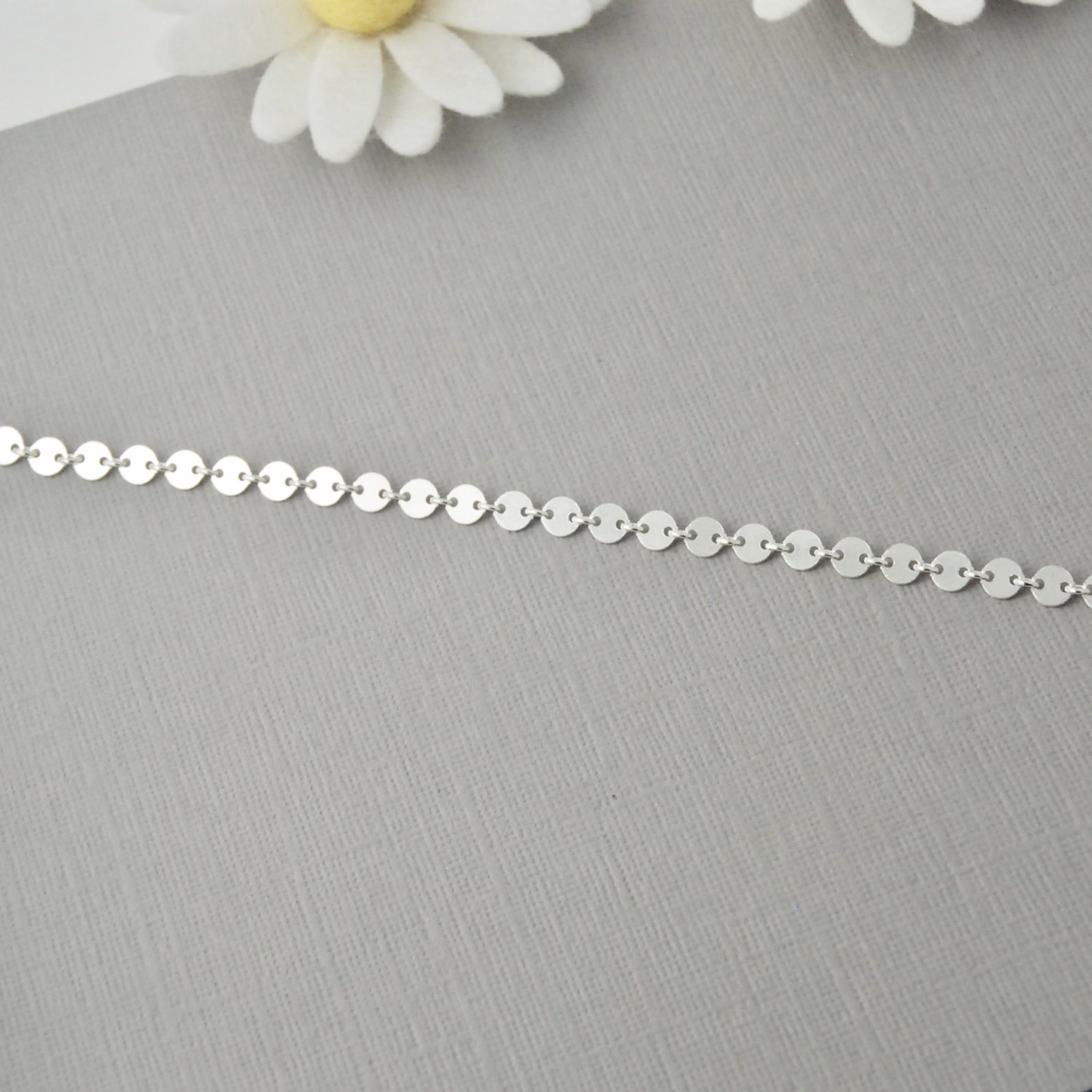 Sterling Silver Choker Necklace / Sterling Silver Dot Choker / - Etsy