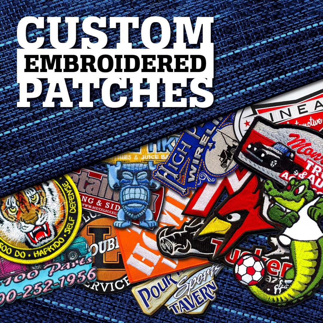 Embroidered Custom Patches | Velcro Hook & Loop Patches | Customized ...