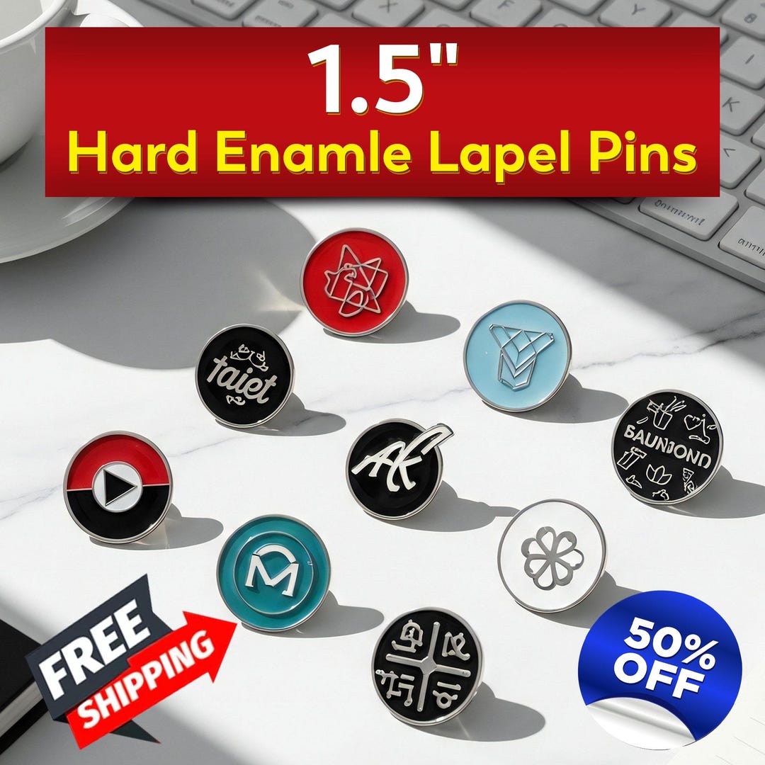 Personalized Hard Enamel Lapel Pins: Pin for Clubs & Organizations ...