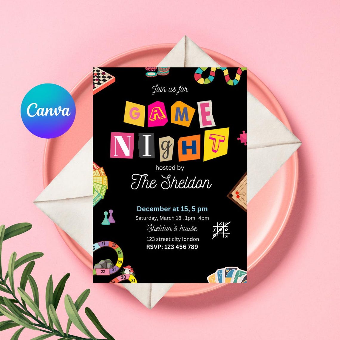 Trivia Night Invitation, Quiz Night Invitation, Game Night Invitation ...