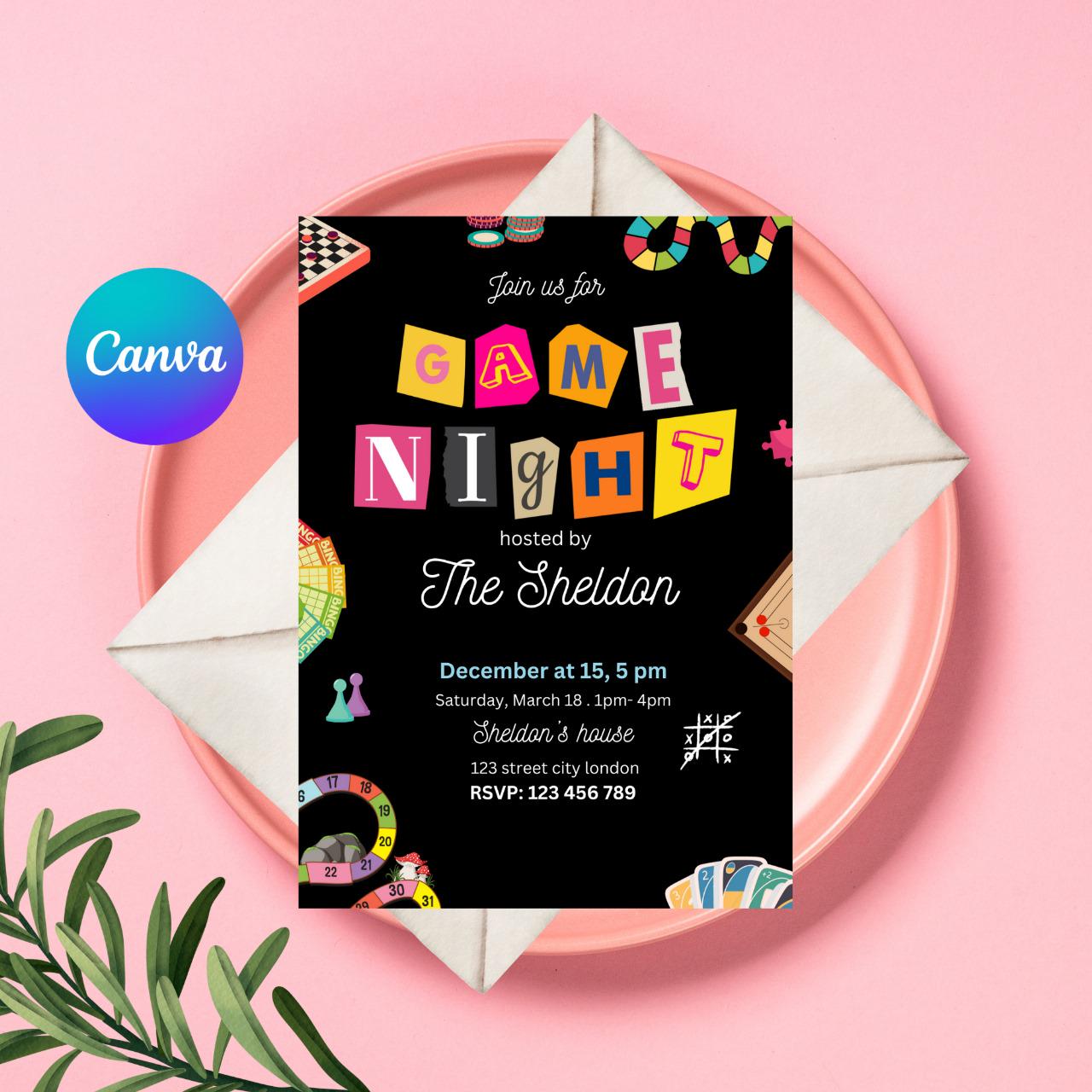 Trivia Night Invitation, Quiz Night Invitation, Game Night Invitation ...