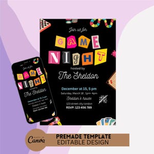 Trivia Night Invitation, Quiz Night Invitation, Game Night Invitation ...