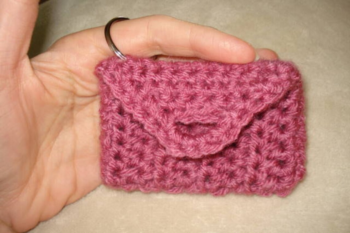 Crochet Pattern - Keychain Business Card Holder - Etsy