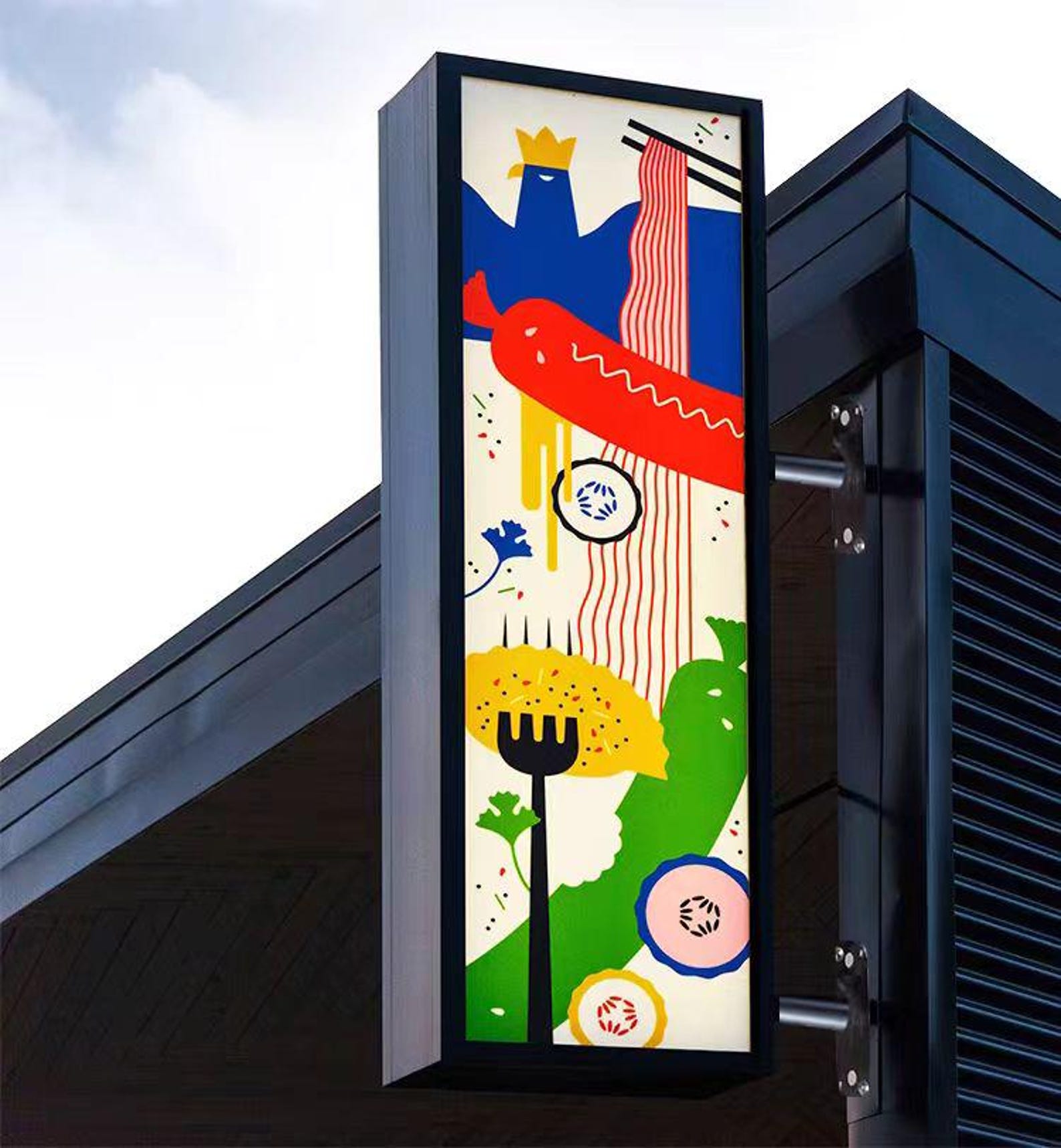 Rectangle Light Box, Custom Sign,store Front Sign,outdoor Sign, Double ...