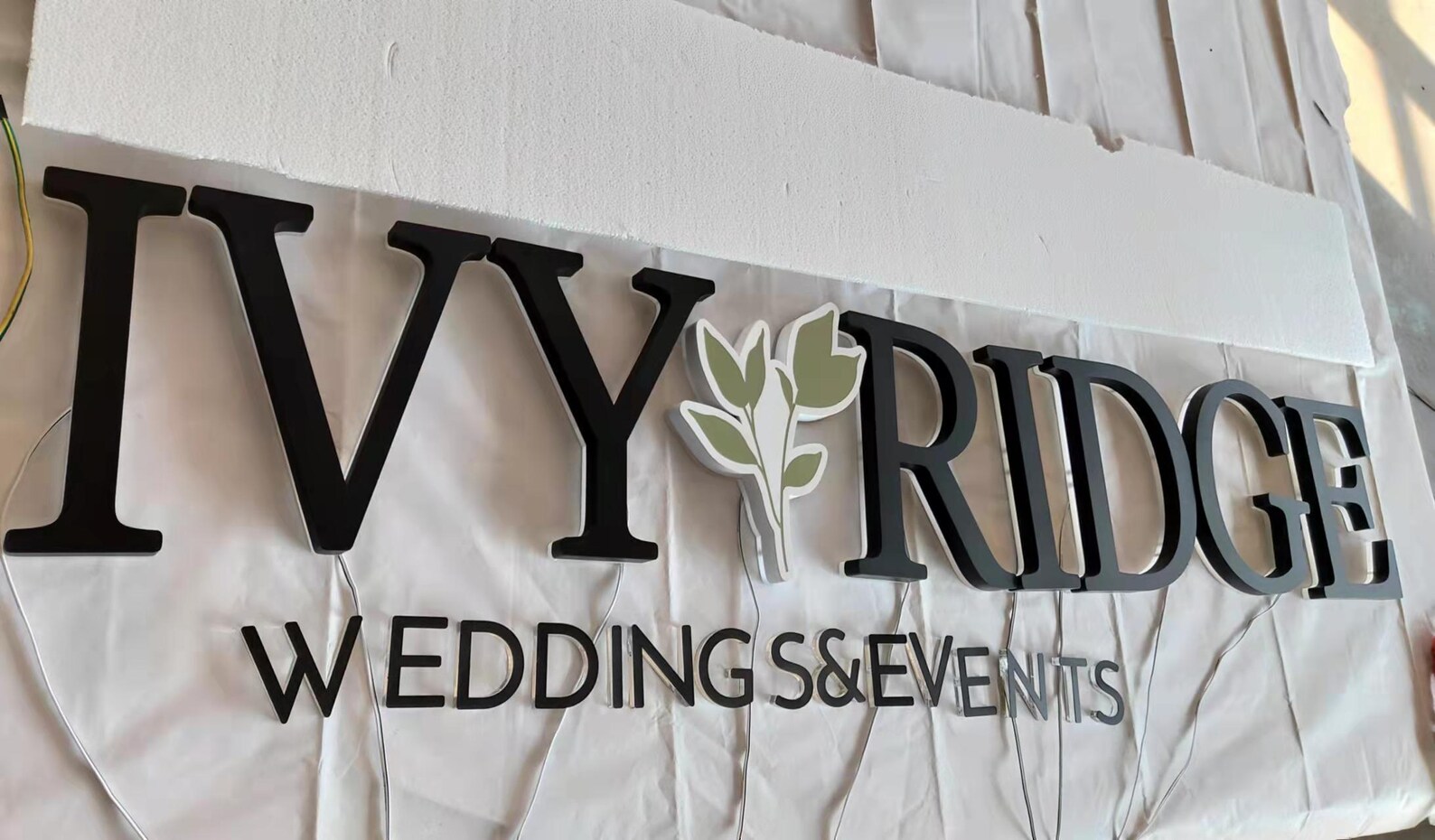 Custom Halo Lit Signage-illuminated Sign-backlit-3d Design Personalized ...