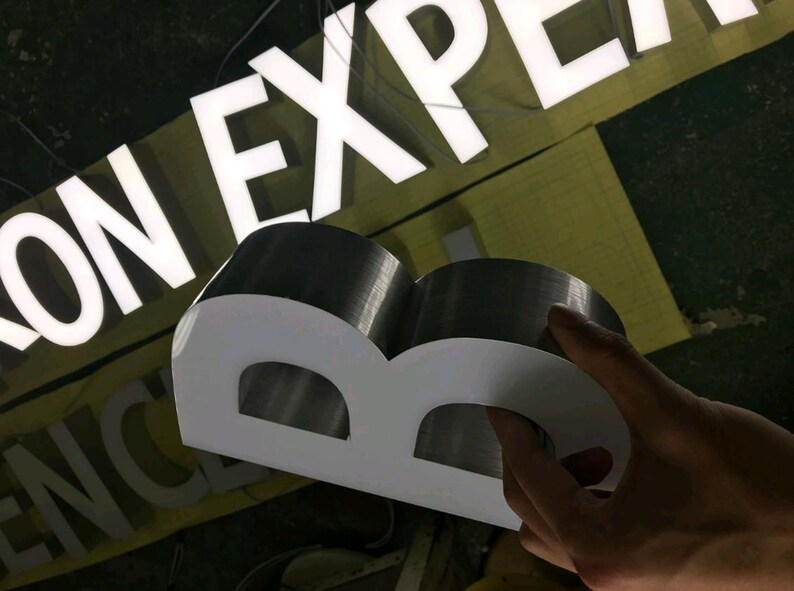 Frontlit Logo Sign-logo Sign-backlit- 3D Design Personalized Signage ...