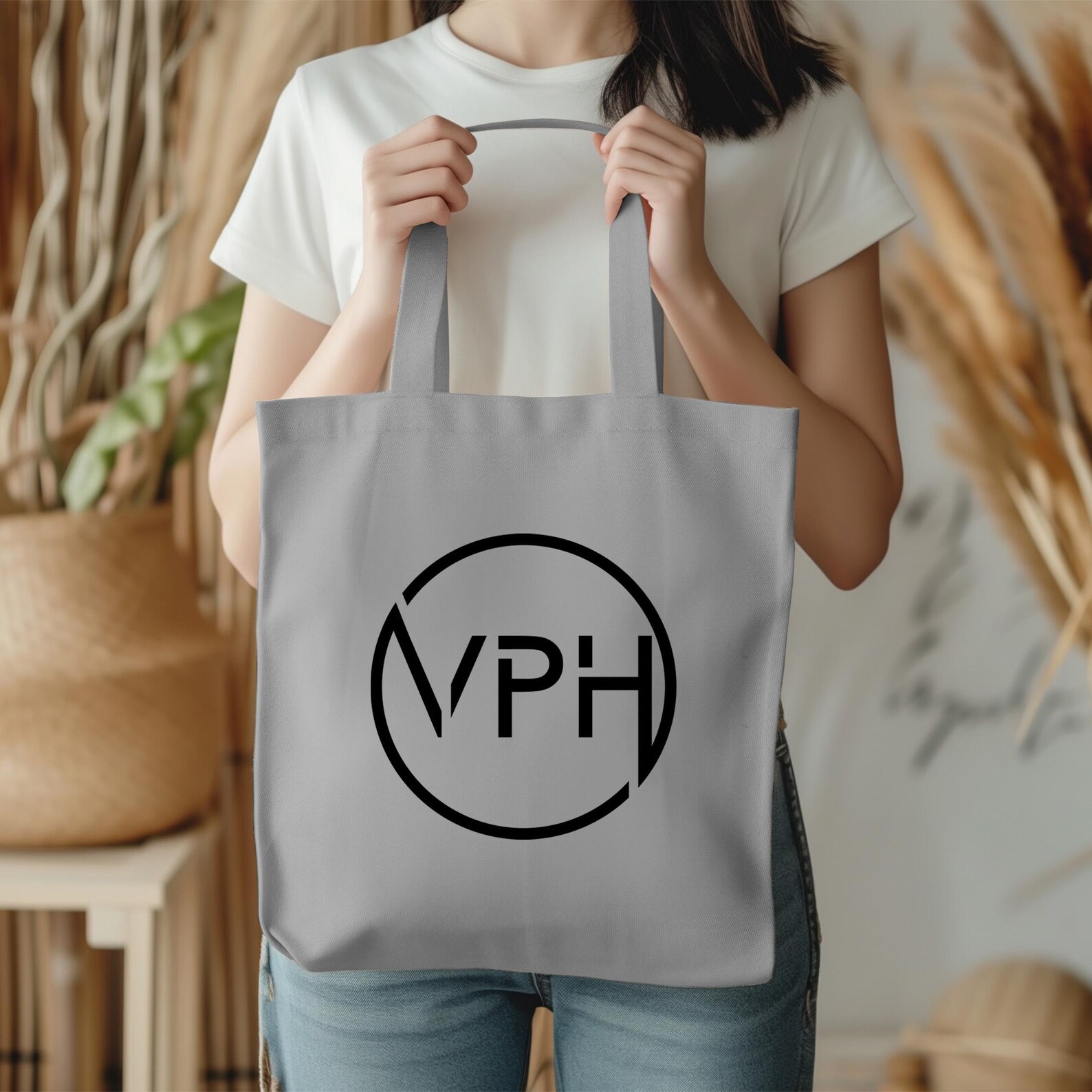 Custom Logo Tote Bag, Name Tote Bag, Business Tote Bag, Wholesale Tote ...