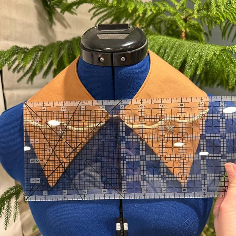 Brown Detachable Collar Brown and Cream Western Collar Pointed ...