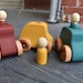 The Mod / Color Matching Activity / Handmade Peg Person Car - Etsy