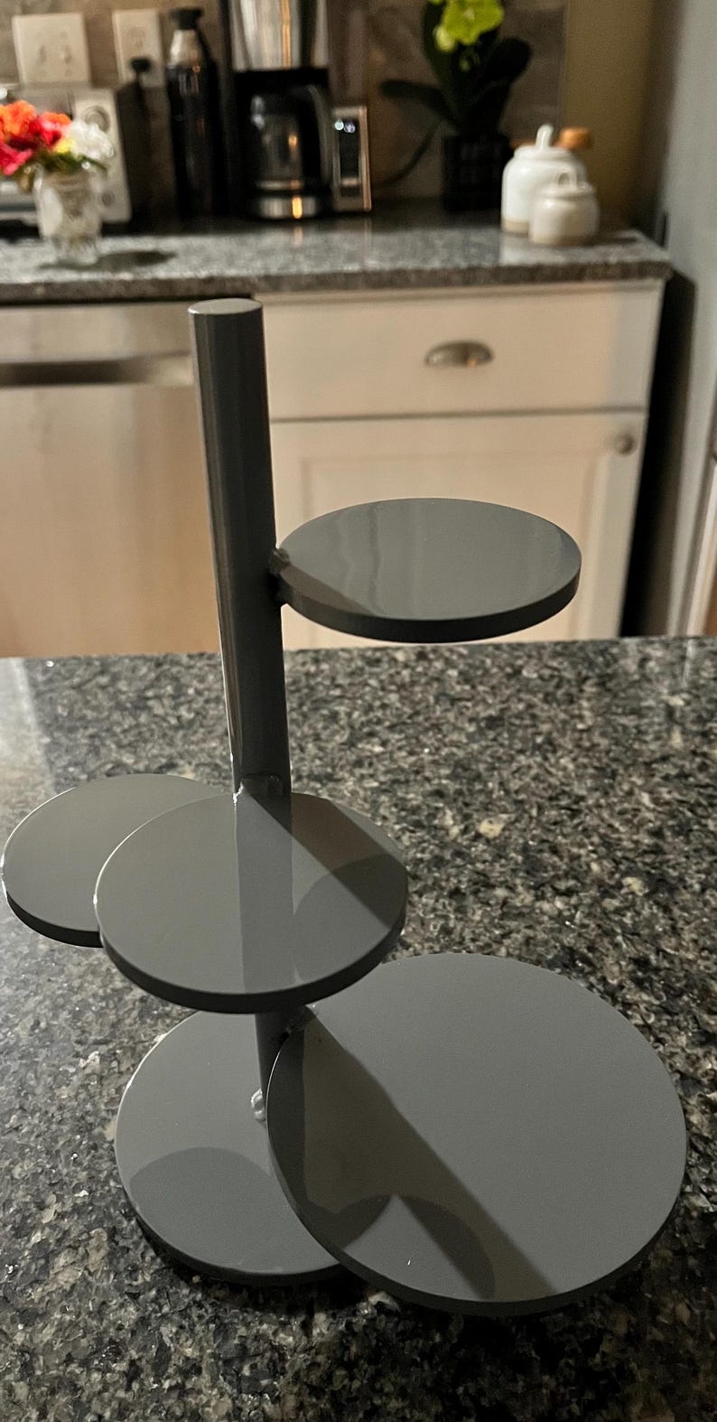 4-tier Metal Plant Stand (gray) - Etsy