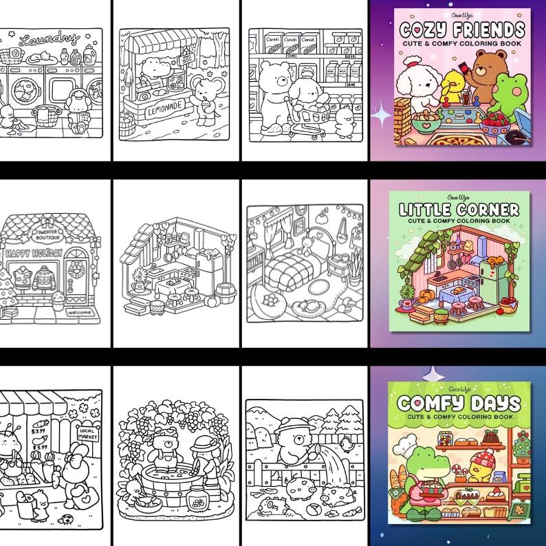1300 Coloring Pages Mega Bundle, Coloring Book Bundle, Girl Moments ...