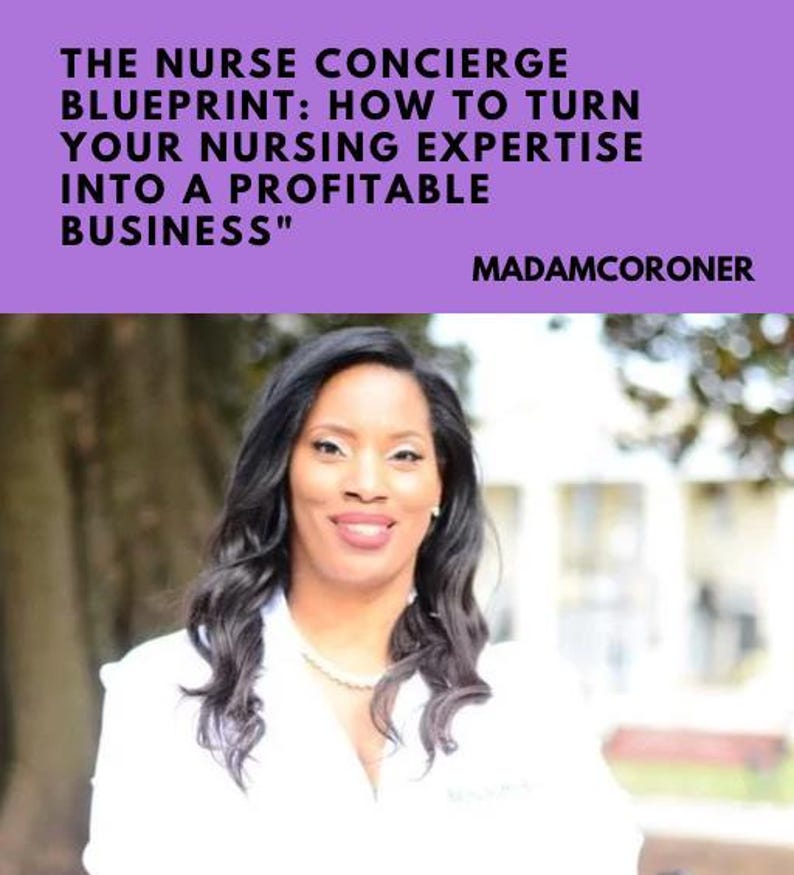 The Nurse Concierge Blueprint - Etsy
