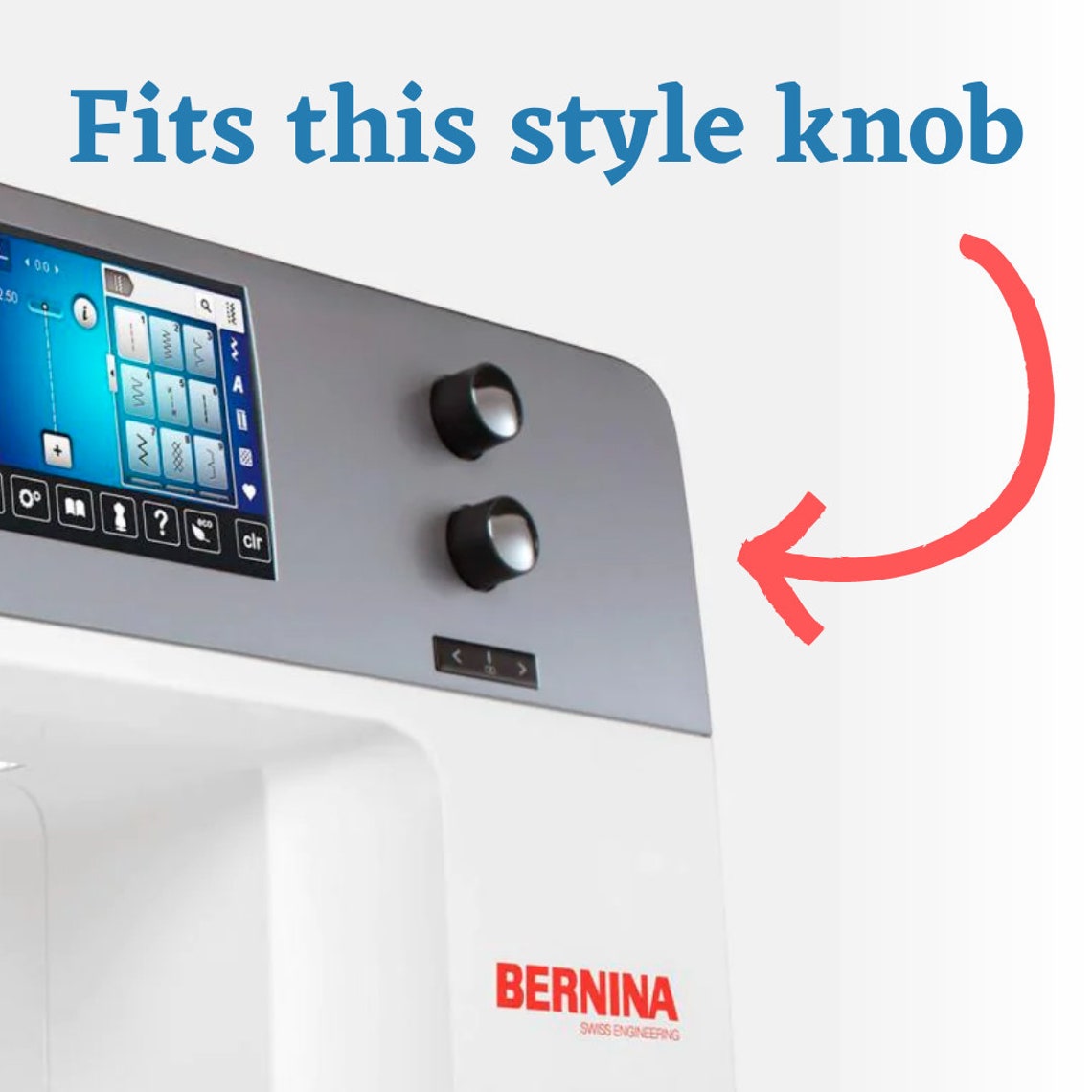 Set: Bernina Kaffe Themed Bobbin and Knob Guard Bernina Special Edition ...