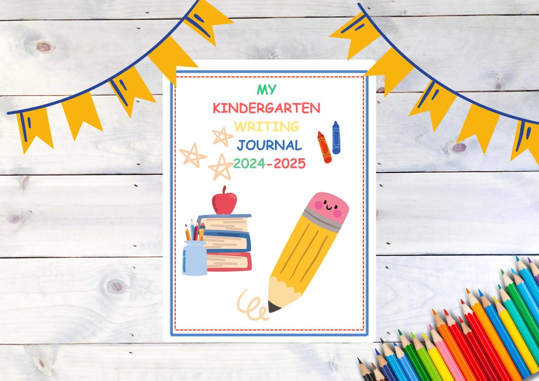 PRINTABLE My Kindergarten Writing Journal for Private School, Public ...