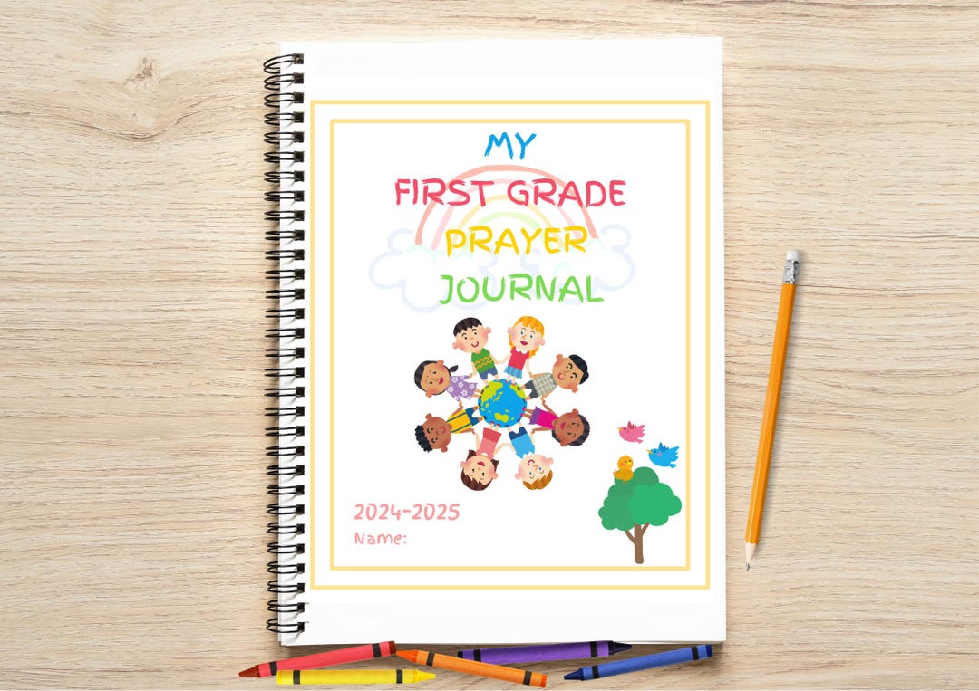 Prayer & Gratitude Journal for First Grader. Private School and or ...