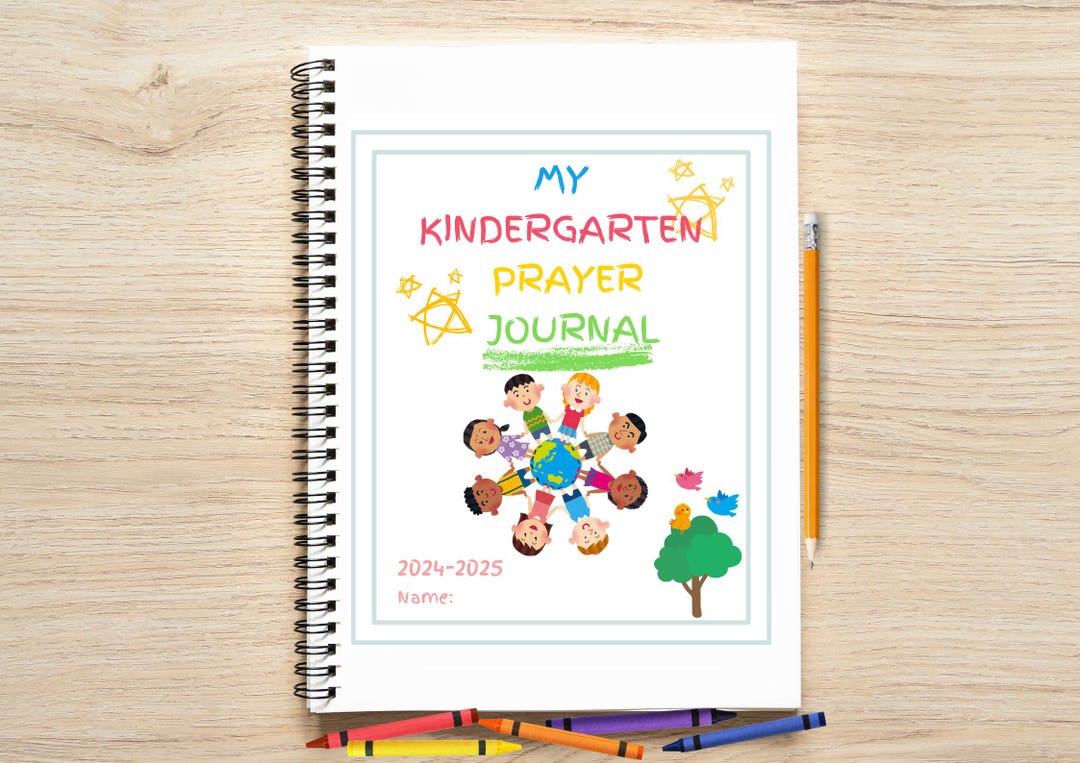 PRINTABLE Kindergarten Prayer Journal for Homeschool, Private School - Etsy
