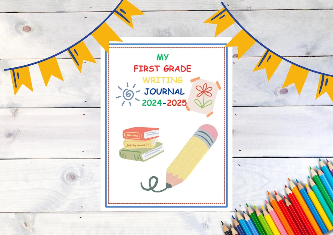 Easy First Grade Writing Journal, Simple Writing Journal for 1st ...