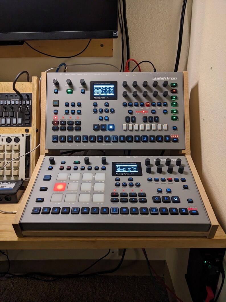 Onleysinth Elektron Analog Rytm/four MKII 2-tier Stand 2024 - Maple - Etsy