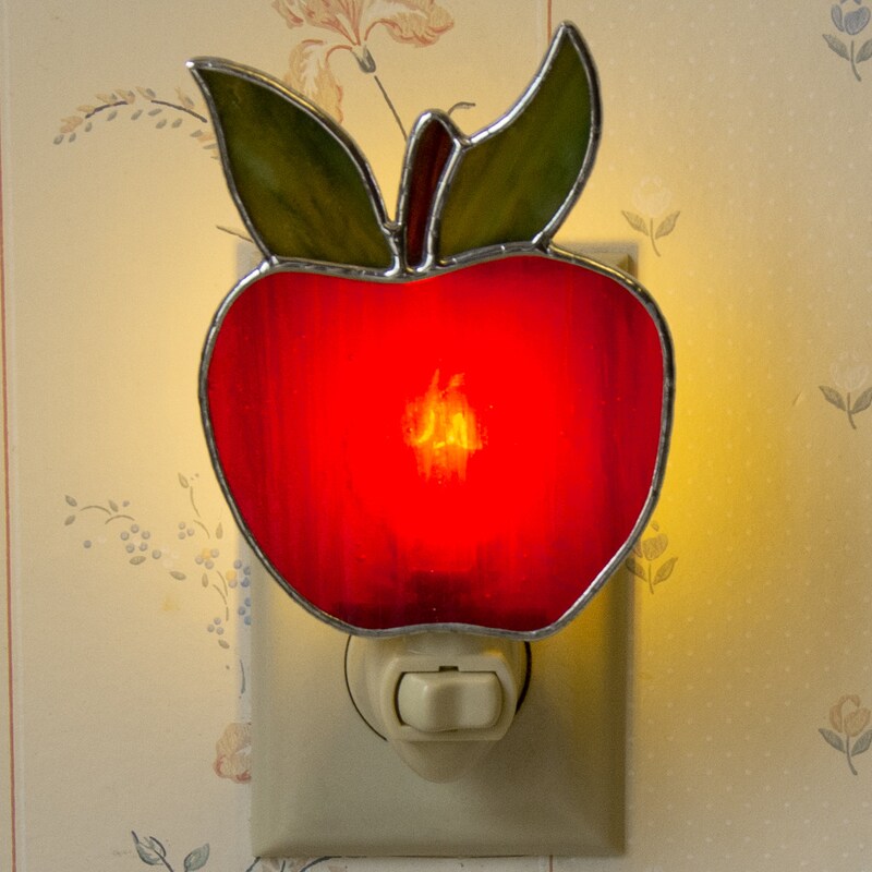 Apple Night Light - Etsy