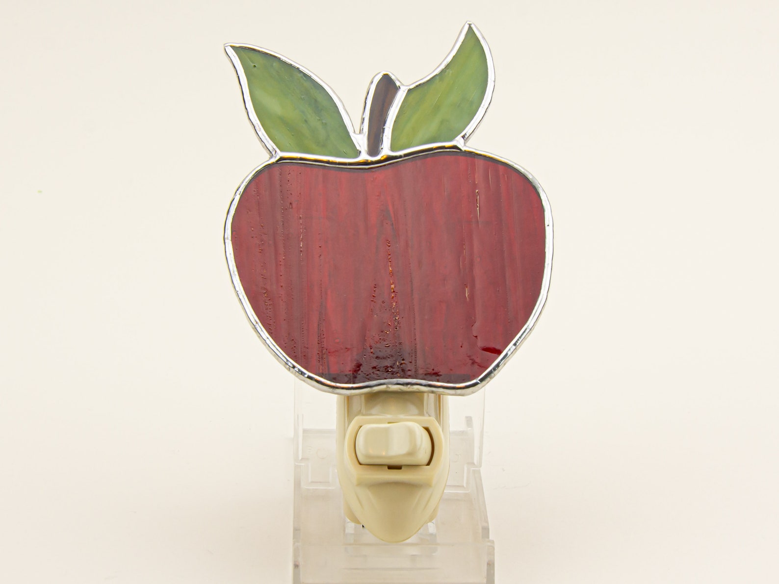 Stained Glass Apple Night Light | Etsy