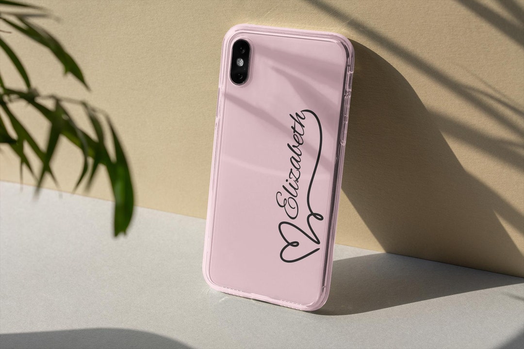 Personalized Clear Cases, Custom Name Phone Cover, Transparent Case ...