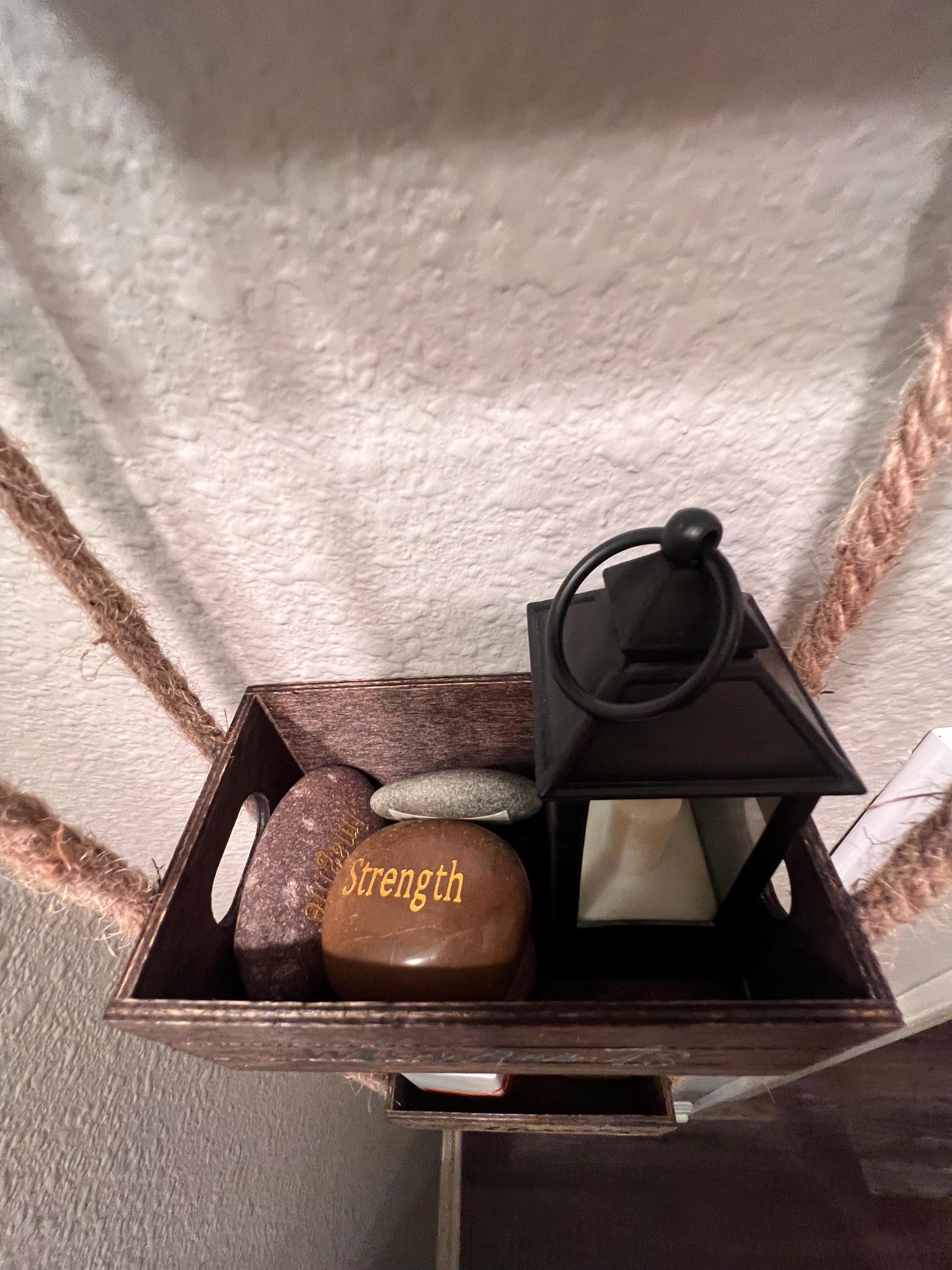 Rustic Hanging Wooden Baskets - Etsy