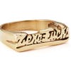Custom One-line Nameplate Ring - Etsy