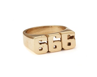 666 Ring - Etsy