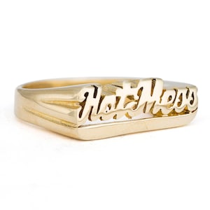 Hot Mess Ring - Etsy