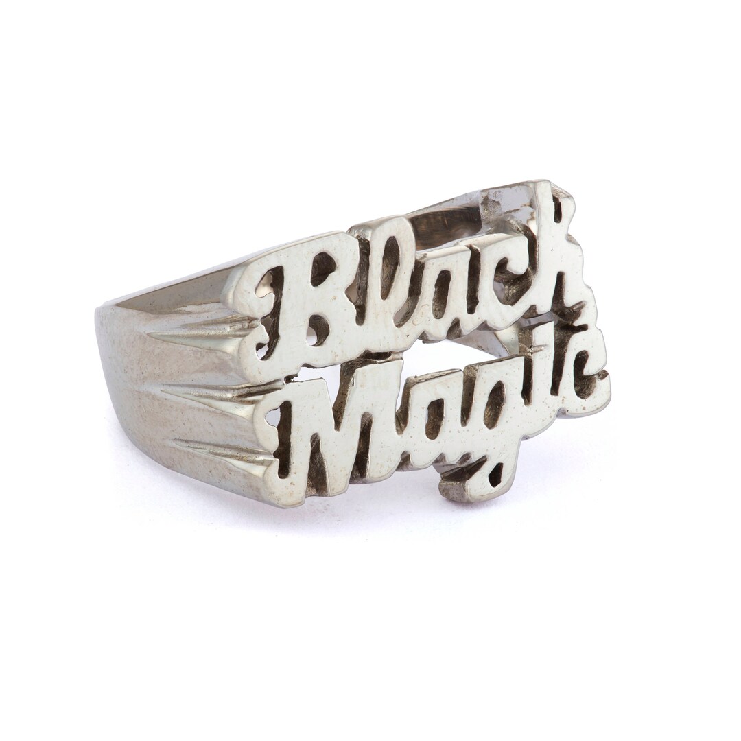 Black Magic Ring - Etsy