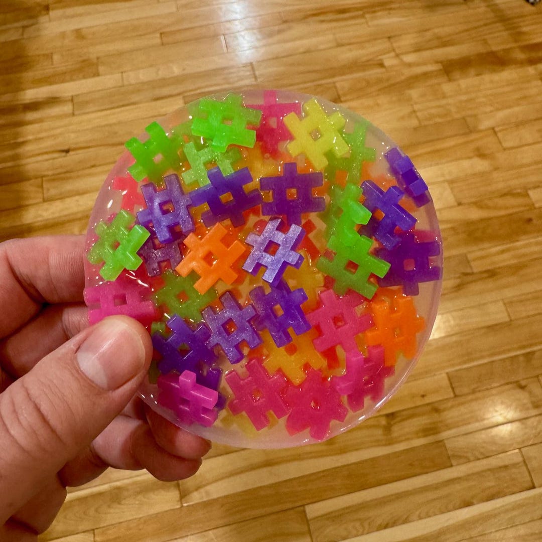 Round Puzzle Fidget 4 Inch Picky Pad Pick Pad, ADHD, Round, Pick Pad ...