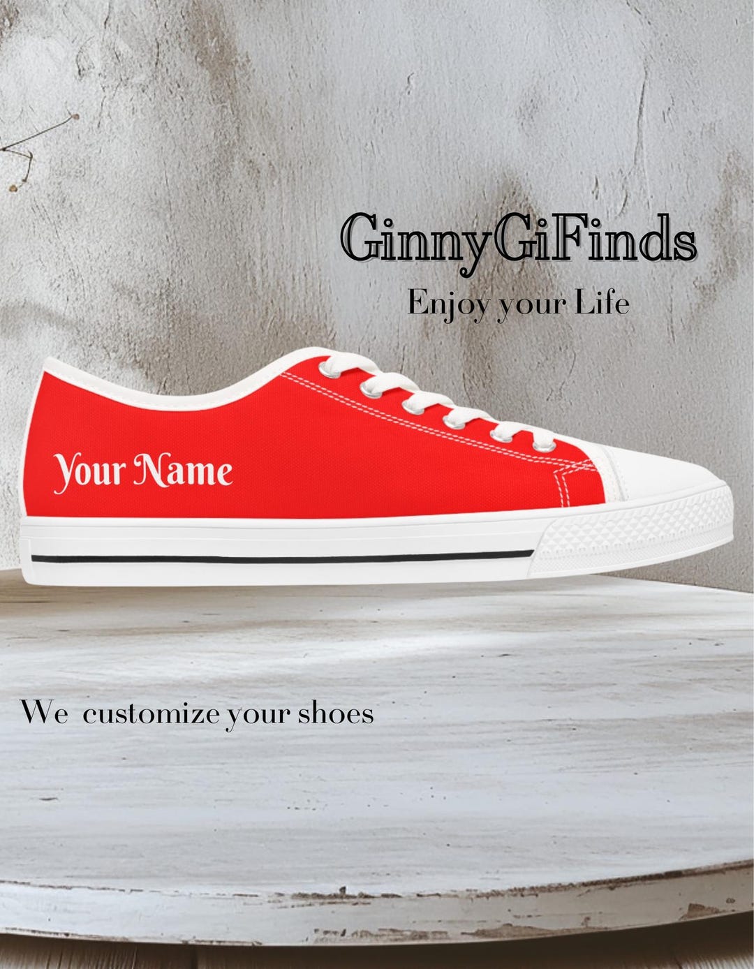 Red Bridal Shoes, Women's Low Top Sneakers, Matching Bridesmaid ...